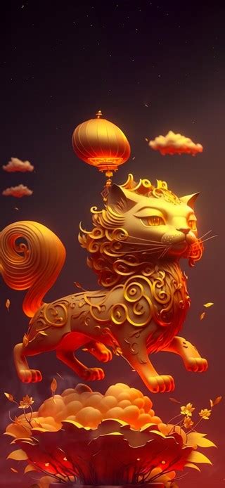 发财猫壁纸 发财猫手机壁纸 发财猫手机动态壁纸 元气壁纸
