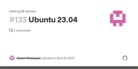 Ubuntu 23 04 · Issue 133 · Intel Ipu6 Drivers · Github