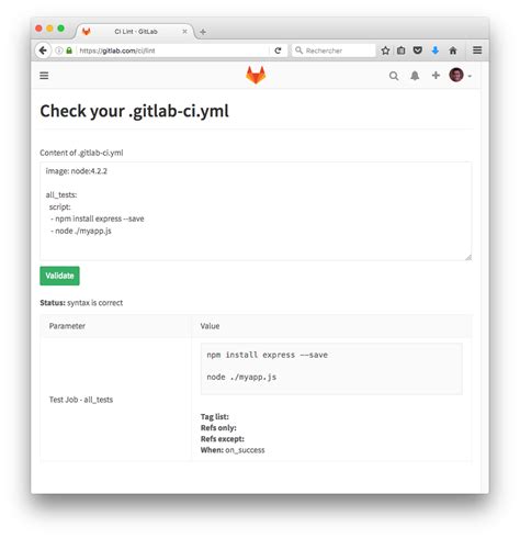 continuous integration with github