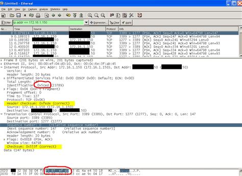 Interesting Traces Bogus Checksum Errors