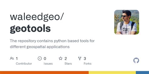 Github Waleedgeogeotools The Repository Contains Python Based Tools