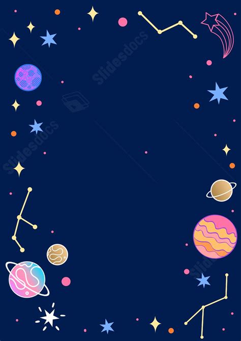 Planets Page Border