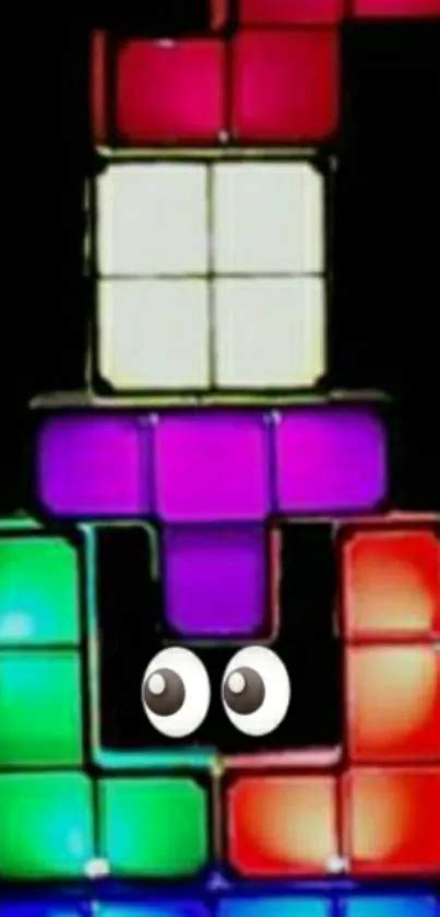 Colorful Tetris Blocks Wallpaper Free Download