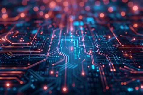 Premium Photo This Photo Shows A Detailed View Of The Intricate Circuitry And Components Of A