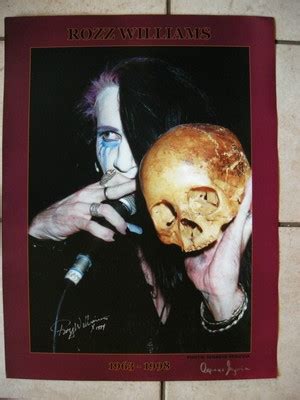 Christian Death Rozz Williams Shadow Project Poster Rare 18x24