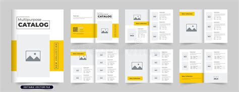 Creative Branding Guidelines And Manual Presentation Template Vector With Red And Dark Colors