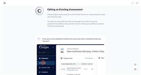 Updating Existing Assignments Oxford Insight Updating Existing Assignments Oxford Insight