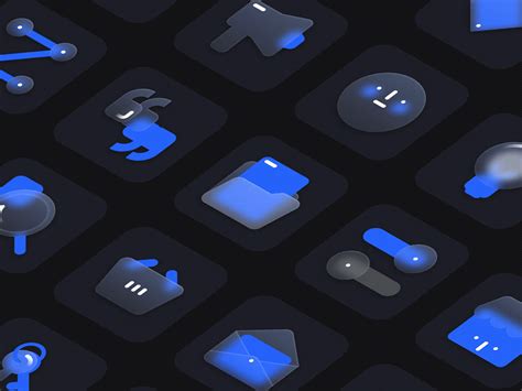 Glassmorphism Icons By Twolinecode On Dribbble Glassmorphism Icons By Twolinecode On Dribbble