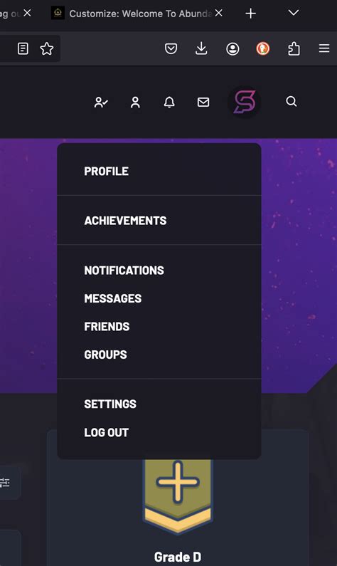 Logged In User Dropdown Menu • Themosaurus Support