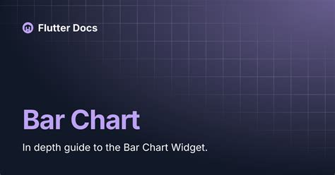 Bar Chart Flutter Docs