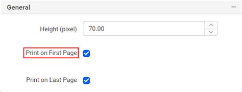 Header Body And Footer Properties Bold Reports