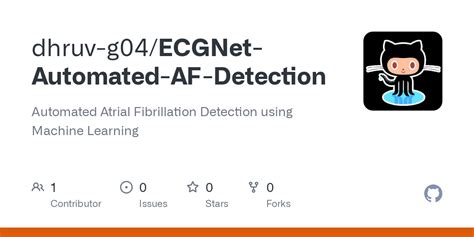 Github Dhruv G04ecgnet Automated Af Detection Automated Atrial