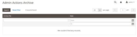 Exploring Magento 2 Backend Action Logs Report Archive Bulk Actions Firebear