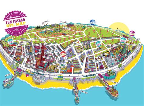 Resort Map Blackpool