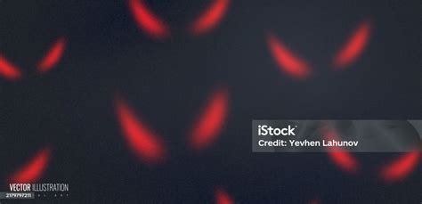 으스스한 무서운 눈을 가진 할로윈 커버 실루엣 빨간 눈 모든 죽은 자의 날 축하 배너를 환영하는 배너 벡터 일러스트 레이 션 개념에 대한 스톡 벡터 아트 및 기타 이미지