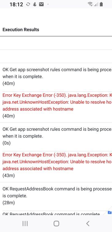 No Connection After Sending Setting Command General Questions