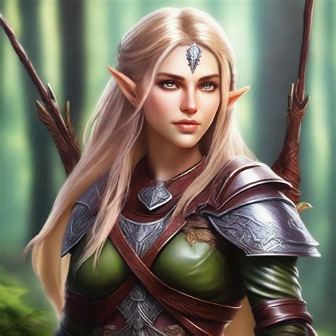 Wood Elf Ranger Embracing The Wild