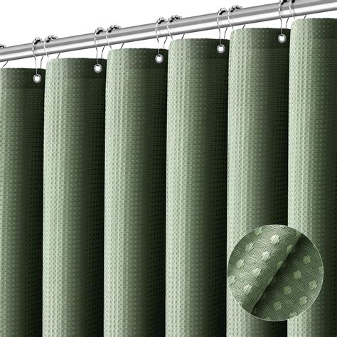 Pangsinne Waterproof Fabric Shower Curtain Extra Long