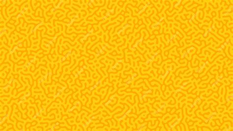 Premium Vector Yellow Turing Reaction Background Abstract Diffusion Pattern With Chaotic