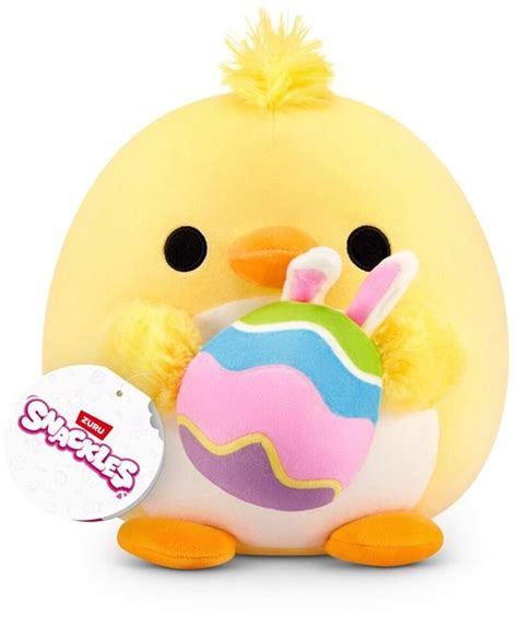 Zuru Snackles Pluchen Kip Met Paasei 20cm Bol