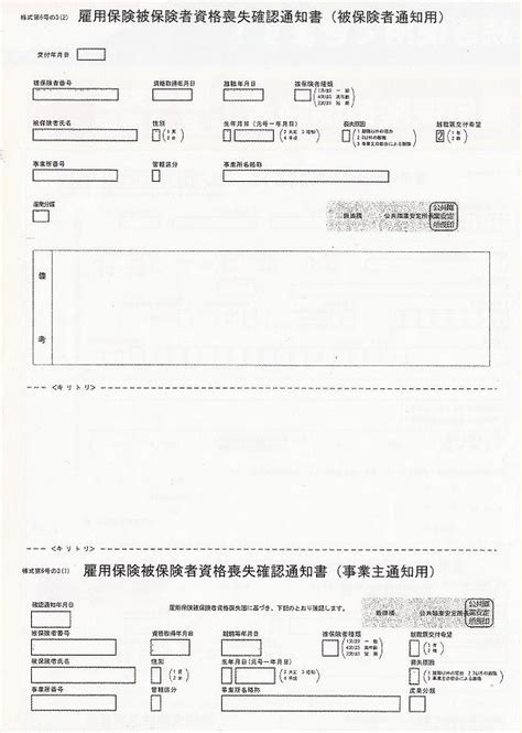 雇用保険被保険者資格喪失確認通知書とは？ 離職票との違いを解説 家内seの仕事術