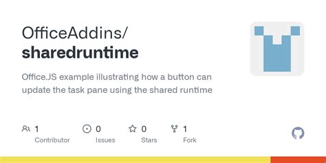 github officeaddins sharedruntime office js example illustrating how