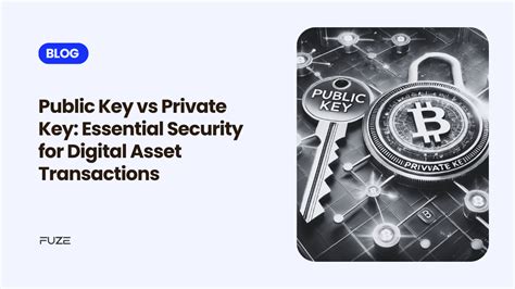 Public Key Vs Private Key Essential Security For Digital Asset Transactions Fuze Blog