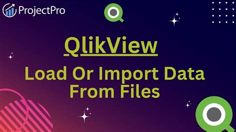 Learn How To Load Or Import Data From Qlikview Files Youtube