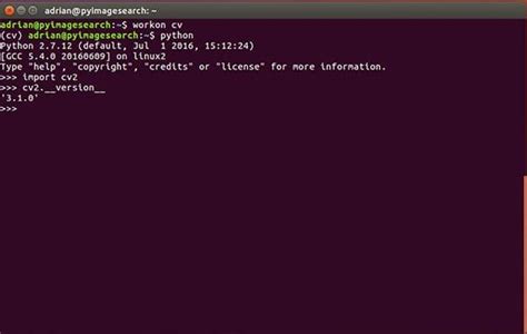 Ubuntu 1604 How To Install Opencv Pyimagesearch