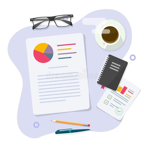 Statistics Research Icon Vector Flat Style Analysis Data With Growth Graph Stock Vector