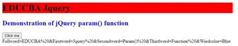 Jquery Param Working Of The Jquery Param With Examples