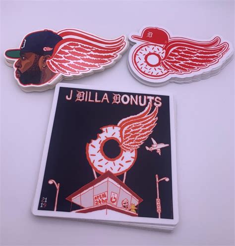 Donuts Dilla Sticker Pack Hip Hop Legendary Producer Donuts 3 Sticker Set Etsy