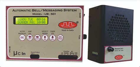 Automatic Bell Ringing Systems Mp3 School Bell Manufacturer From Jaipur