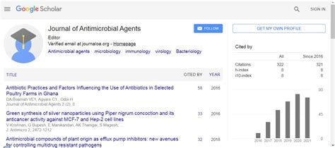 Journal Of Antimicrobial Agents Open Access Journals