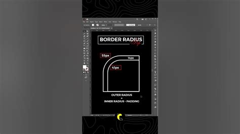 Border Radius Tip Ui Ux Tip For Radius Radius Of Border Ui Ux Designer Graphic Designer