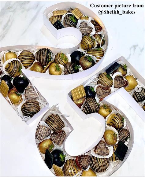 Fillable Number Gift Boxes Etsy