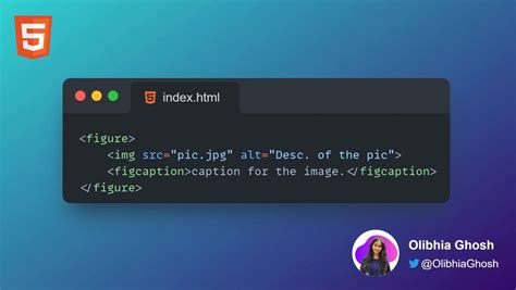 Olibhia Ghosh On Linkedin 💡html Tip Add Captions With Images