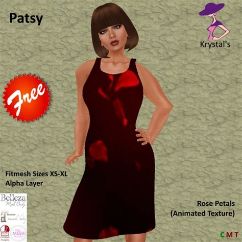 Second Life Marketplace Ks Patsy In Rose Petals Boxed