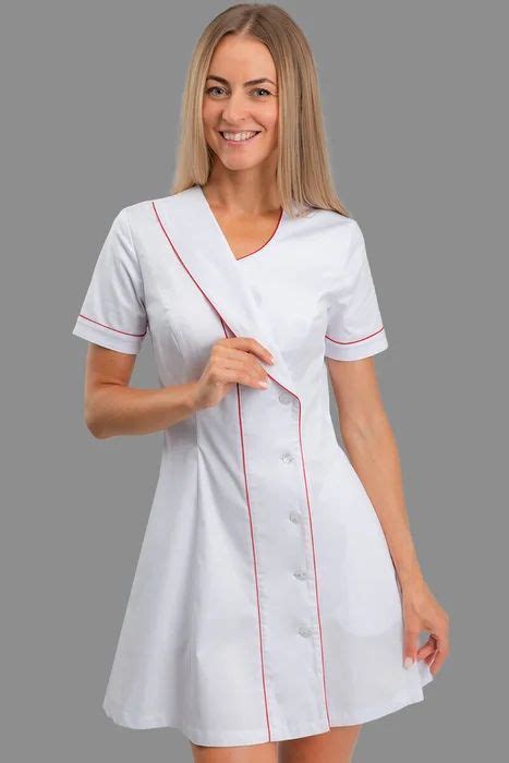 Медичні халати жіночі Купити білі халати в інтернет магазині ТМ Грація Stylish Work Attire