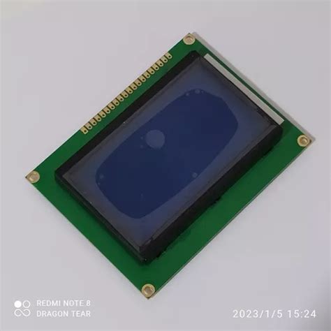 Lcd Gráfico x C Backlight Azul Display Parcelamento sem juros