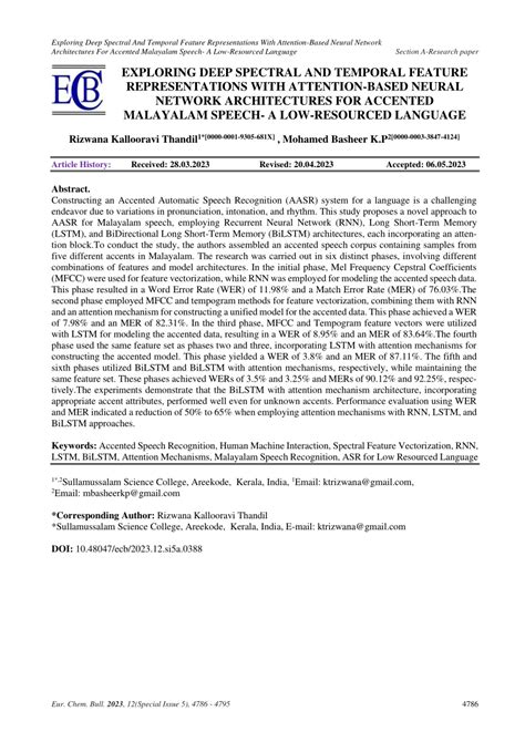 Pdf Exploring Deep Spectral And Temporal Feature Representations With Attention Based Neural
