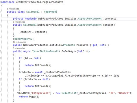Ligth Knight Crud En Aspnet Core Con Razor Pages Usando Entity Framework Code First Con Una