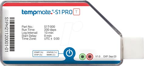 TEMPMATE S H Single Use Data Logger TEMPMATE S TH PRO IP At Reichelt Elektronik