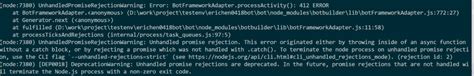 Receives UnhandledPromiseRejectionWarning Message During SSO
