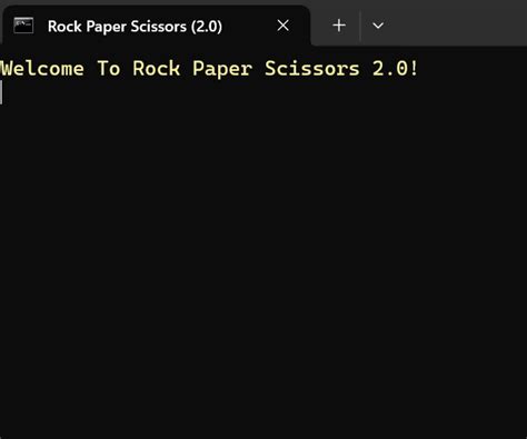 Rock Paper Scissors Game With Cmd Instructables