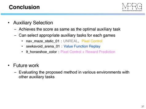 Adaptive Selection Of Auxiliary Tasks In Unreal Speaker Deck