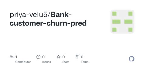 GitHub Priya Velu Bank Customer Churn Pred