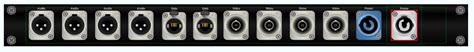 Custom Patch Panel Amplifier Rack Audio Powercon Ethercon Xlr Bnc