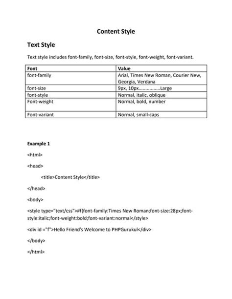 Css Text Formatting Pptx