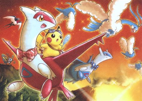 Pikachu Latias Altaria Latios Swablu And 2 More Pokemon Drawn By